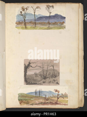 Sketches G. Hayter, Hayter, Sir George, 1792-1871, graphite, ink ...