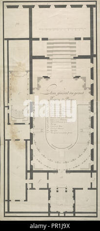 Plan général du grand théatre de Parme, Italian theater prints ...