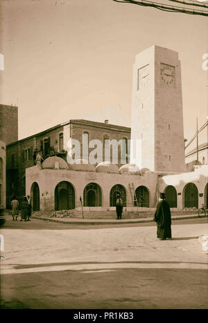 Allenby square clocktower. 1934, Middle East Stock Photo - Alamy