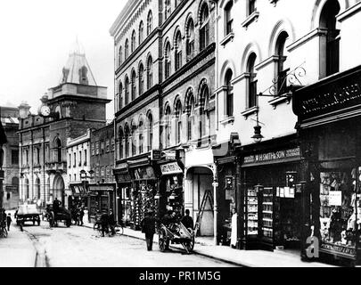 Kidderminster Vicar Street early 1900s Stock Photo - Alamy