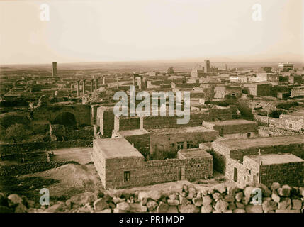 A general view of the city of Basra from the Citadel, with Jebel el ...