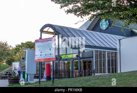 Welcome Break Membury Services near Swindon on the M4 motorway west ...