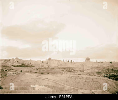 Hill of Ophel and south city wall, Temple area, Jerusalem Stock Photo ...