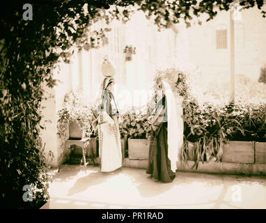 Girls of Ramallah 1898, Middle East, Israel and/or Palestine Stock ...