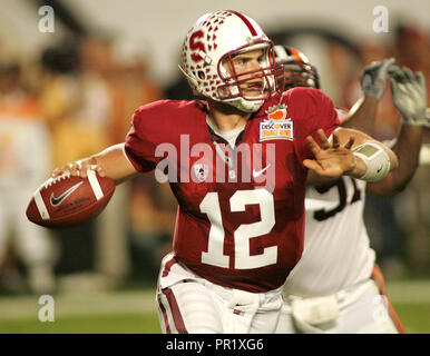 during the first half of the Orange Bowl College Football Playoff ...