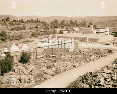 Jerusalem Water Works. Latron engine house. 1934, Israel, Lạtrūn ...