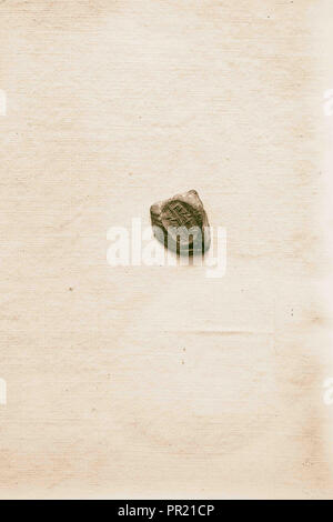 An archaeological impression of a Hebrew royal seal from Beth Zur, an ...