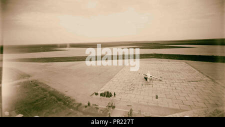 Lydda Airport. Lydda runways with aneilon. 1934, Israel, Lod Stock ...
