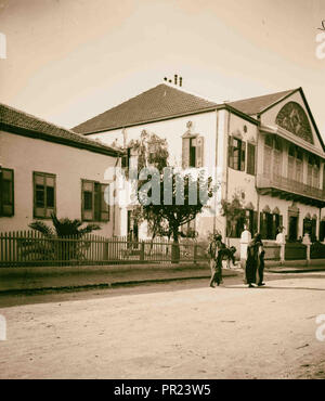 Administration building, Richon American Colony, Jerusalem. 1898 ...