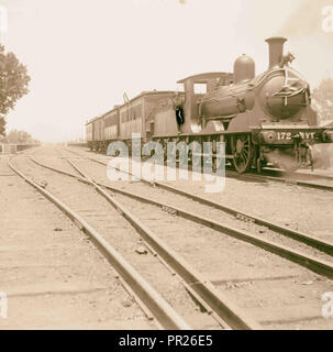 railroad train, June 30, 1920, Middle East, Israel and/or Palestine ...