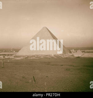 Egypt, pyramid. 1898, Egypt Stock Photo - Alamy