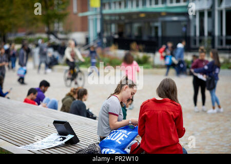 Manchester University Brunswick Street transformed from a road to a ...