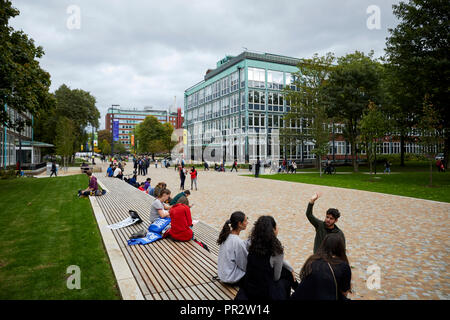 Manchester University Brunswick Street transformed from a road to a ...