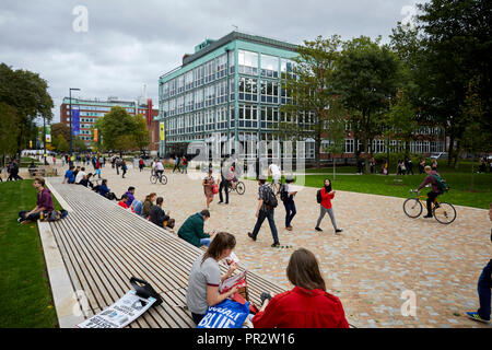 Manchester University Brunswick Street transformed from a road to a ...