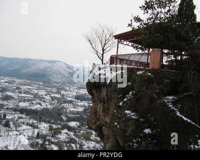 View at the Tall Rock of Edessa, Greece Stock Photo - Alamy