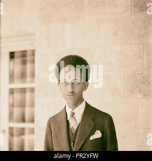 Crown Prince Asfa Wossen, son of Emperor Haile Selassie of Ethiopia, in ...