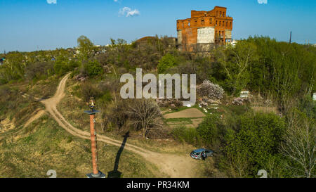 Khabarovsk destroyed house near the bridge over the Amur river ...