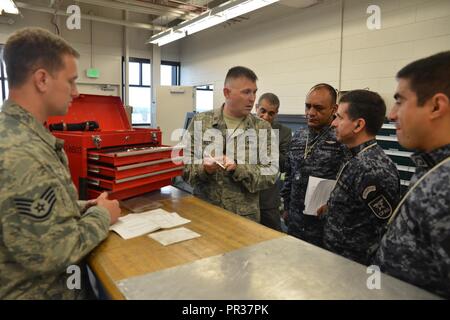 U.S. Air Force and Guatemalan Aircraft stage for a photo during CENTAM ...