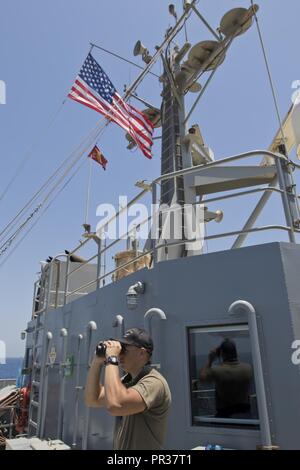 The USAV “SP4 James A. Loux” (LSV-6), a U.S. Army Logistics Support ...