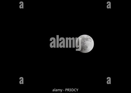 Lunar eclipse Lunar eclipse full stages at circle Stock Photo - Alamy