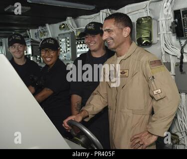 ARABIAN GULF (July 30, 2017) U.S. Air Force Major General Dave Nahom ...