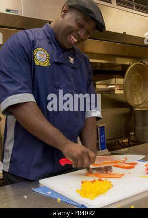 Culinary Specialist 2nd Class (SW) Lee Foreman has worked in the Naval ...