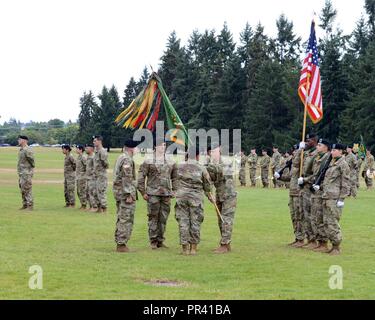 (Left to right) Reviewing officer, Major General Lawson W. Magruder III ...