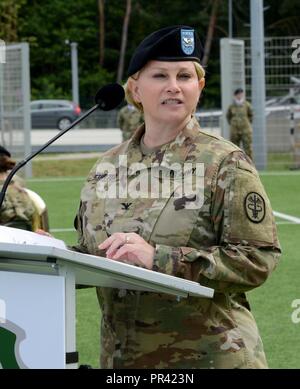 Col. Rebecca I. Porter, commander, Public Health Command Europe passes ...