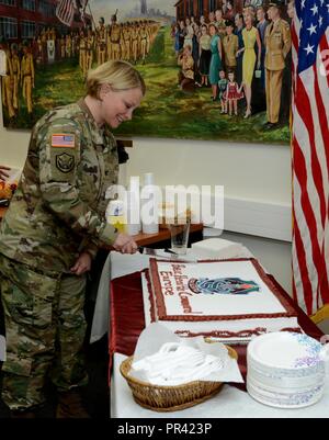 Col. Rebecca I. Porter, commander, Public Health Command Europe, thanks ...