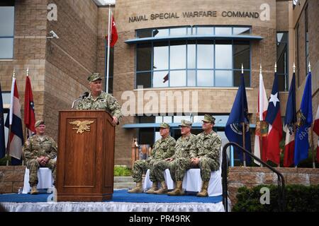 Calif. (Sept. 7, 2018) Rear Adm. Collin Green shakes the hand of Rear ...