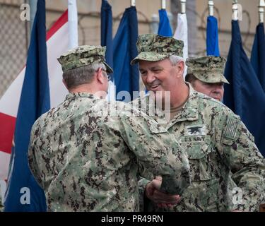Naval Special Warfare Command Change of Command 200911 Stock Photo - Alamy