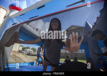 U.S. Marine Corps Cpl. Karina Contreras, a motor vehicle operator, with ...