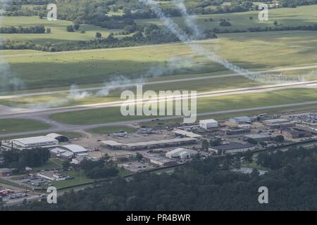 Aerial view of Dannelly Field Sept 7, 2018 Stock Photo - Alamy