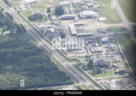 Aerial view of Dannelly Field Sept 7, 2018 Stock Photo - Alamy