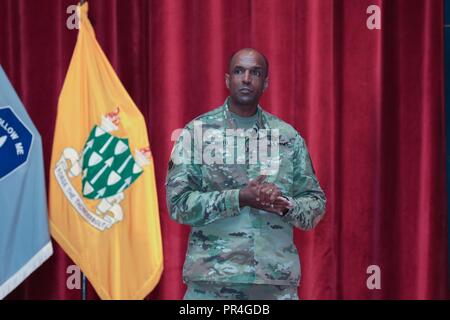 Gen. Gary Brito, commanding general, TRADOC, speaks at the Army People ...