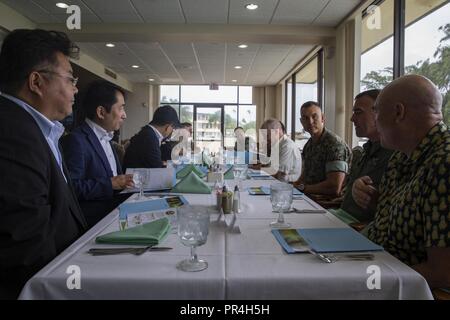 U.S. Marine Corps Col. Nathan “MOG” Marvel, commanding officer of ...