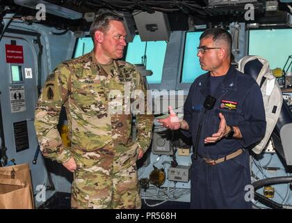 U.S. Marine Corps. Capt. Craig T. Meree, battalion air officer, with ...