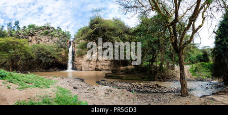 Makalia Falls waterfall Lake Nakuru National Park Kenya East Africa ...