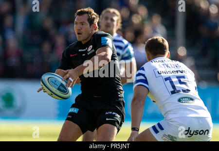 Saracens Alex Goode in action during the Gallagher Premiership Rugby ...