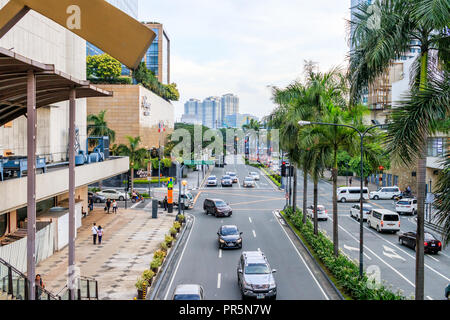Makati Avenue, in Ayala, Makati, Metro Manila, The Philippines Stock ...