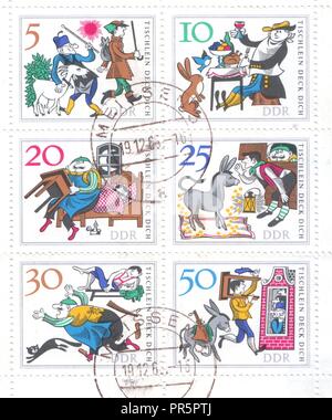 The stamps of Germany from the DDR (German Democratic Republic) issued ...