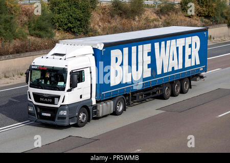 Blue Water truck on motorway. Blue Water is a global provider of all ...