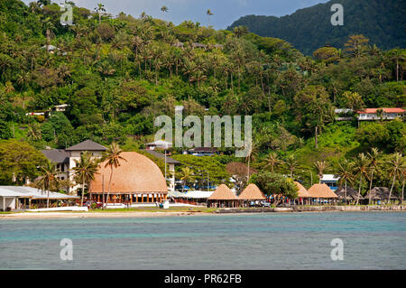 Pago Pago Harbor in Tutuila Island, American Samoa, South Pacific Stock ...