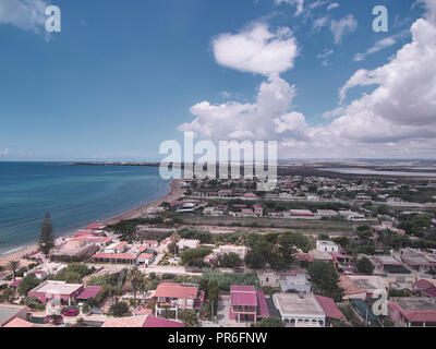 Aerial view of Granelli beach, a Sicilian seaside place Stock Photo - Alamy