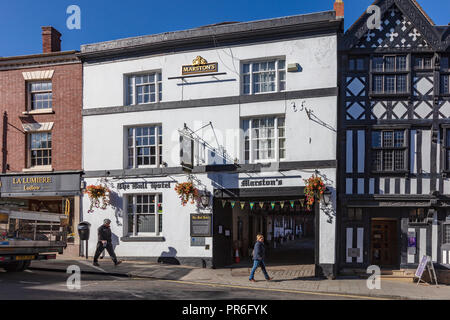 The Bull Hotel on Corve Street, a Historic Marston's pub in Ludlow ...