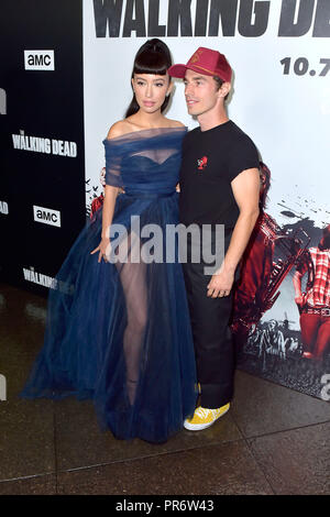 Christian Serratos and David Boyd attending the AMC's 'The Walking Dead ...
