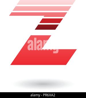 Vector Illustration of Red Shaded and Thick Infinity Symbol isolated on ...