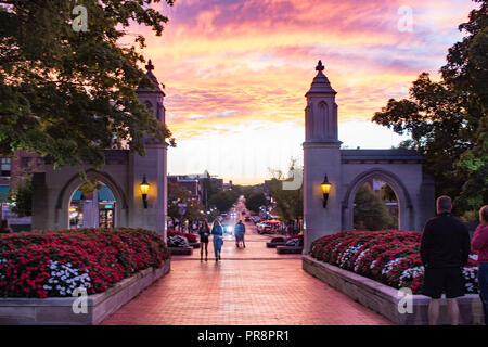 September 22, 2018, Bloomington, Indiana: The Sample Gates at the ...
