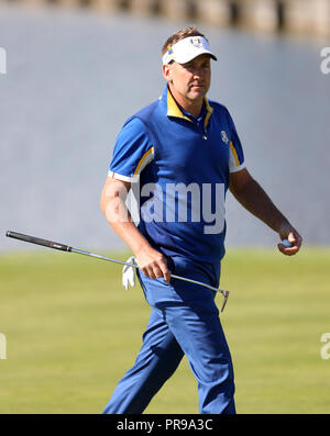 Team Europe's Ian Poulter during preview day two of the Ryder Cup at Le ...