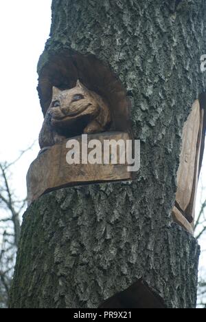 The Story Telling Tree. Eat me pie Stock Photo - Alamy